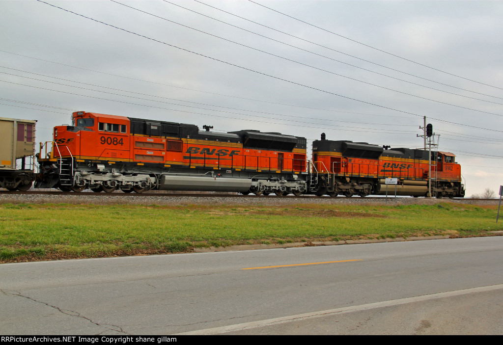 BNSF 9084 is a newer unit.